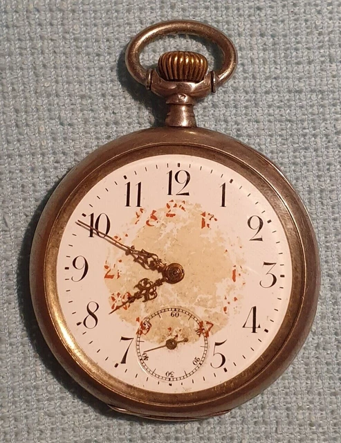ANTIKE JC CALIBRE 477 DÉPOSÉ Silber 0.800 Taschenuhr mit Signiert und Monogramm! EUR 130,00 ...