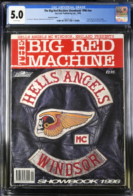 HELLS ANGELS MC Big Red Machine 1997 Showbook 1 % ER classé CGC 5 Biker ...