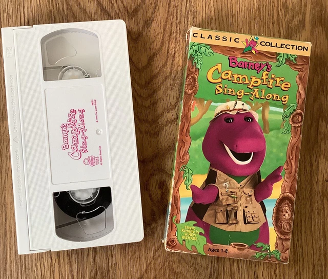 BARNEY - BARNEYS Campfire Sing-Along (VHS) RARE ! EUR 6,39 - PicClick FR
