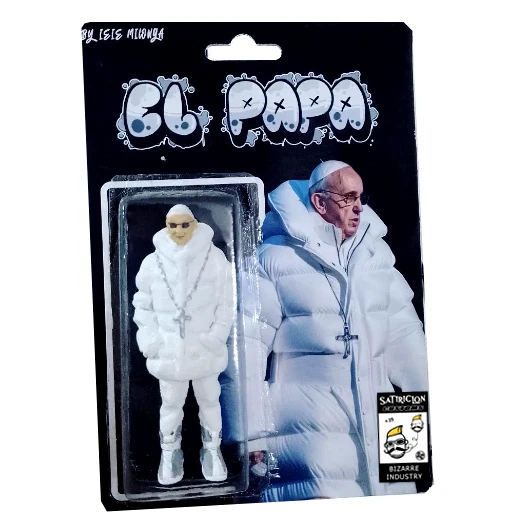 POPE FRANCIS DRIP ~ FIGURA DE ACCIÓN PERSONALIZADA inspirada en el meme ...