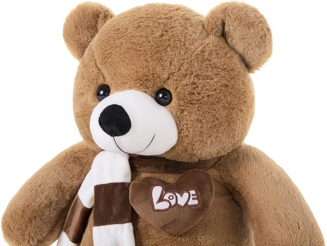 YUNNASI 80CM GIANT Teddy Bear XL Large Soft Stuffed Teddy Bear Plush ...