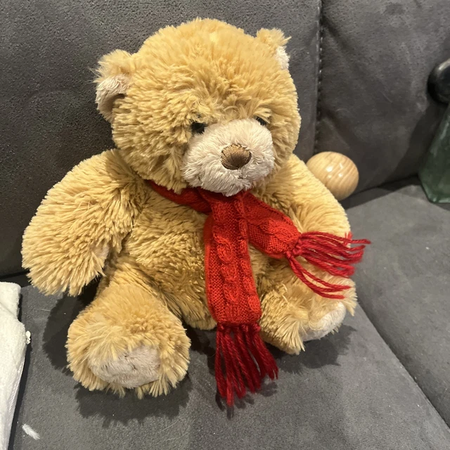 GENUINE KEEL TOYS Simply Soft Collection Soft Plush Teddy Bear With Red ...