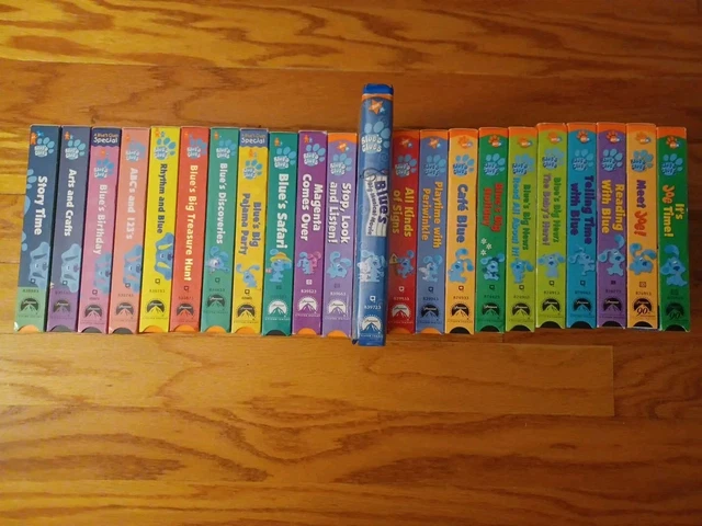 THE COMPLETE BLUE'S Clues VHS Collection "The Steve Saga" Lot of 22 £ ...