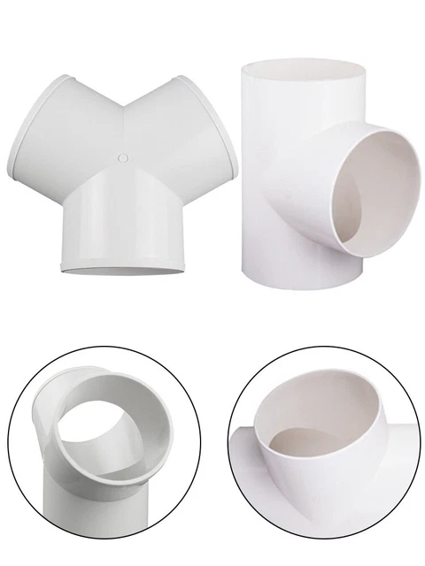 4IN.DUCTING T/Y SPLITTER Connector.For Extractor Fan Ventilation Duct ...