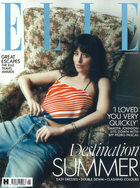 ELLE MAGAZINE DAKOTA Johnson, Pedro Pascal, Kelsea Ballerini, Mode ...