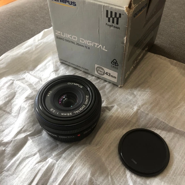OLYMPUS ZUIKO DIGITAL 25mm f2.8 lens (box/cap/mount cover) EUR 115,45 ...