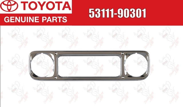 TOYOTA GENUINE LAND Cruiser BJ40 FJ40 79-84 Front Chrome Grill 53111 ...