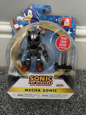 SONIC THE HEDGEHOG Mecha Sonic Avec Spike Trap 30th Anniversaire Jakks ...