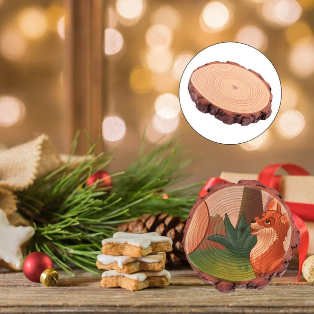 PAINTING WOOD SLICES Round Wood Slices Party Wooden Adornment Wedding ...