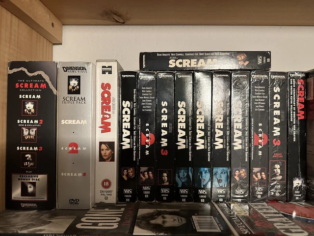 SCREAM VHS AND DVD Collection £349.42 - PicClick UK
