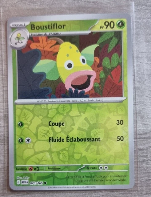 [POKEMON] BOUSTIFLOR REVERSE 070/165 Ecarlate Et Violet 151 Neuf ...