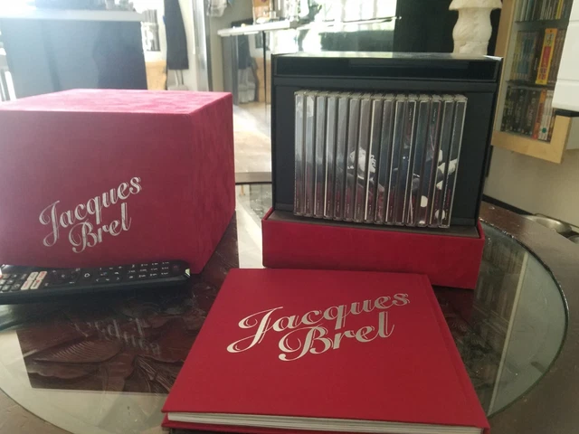 JACQUES BREL COFFRET collector 16 cd 25ème Anniversaire L'Intégrale EUR ...