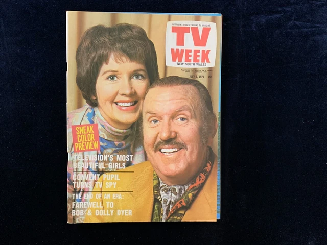 VINTAGE AUSTRALIAN MAGAZINE TV Week NSW 3rd July 1971 $33.66 - PicClick AU