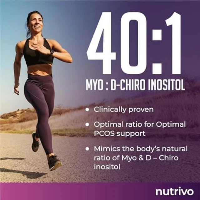 MYO INOSITOL & D Chiro Inositol - 120 Capsules | PCOS Supplement £9.99 ...
