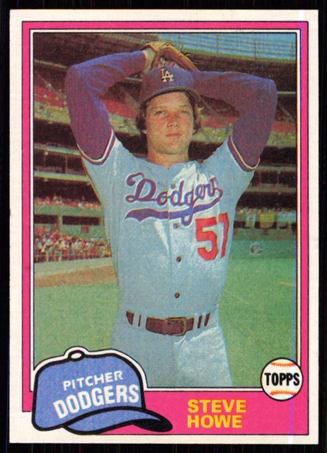 1981 TOPPS STEVE Howe recrue Los Angeles Dodgers #693 EUR 2,17 ...