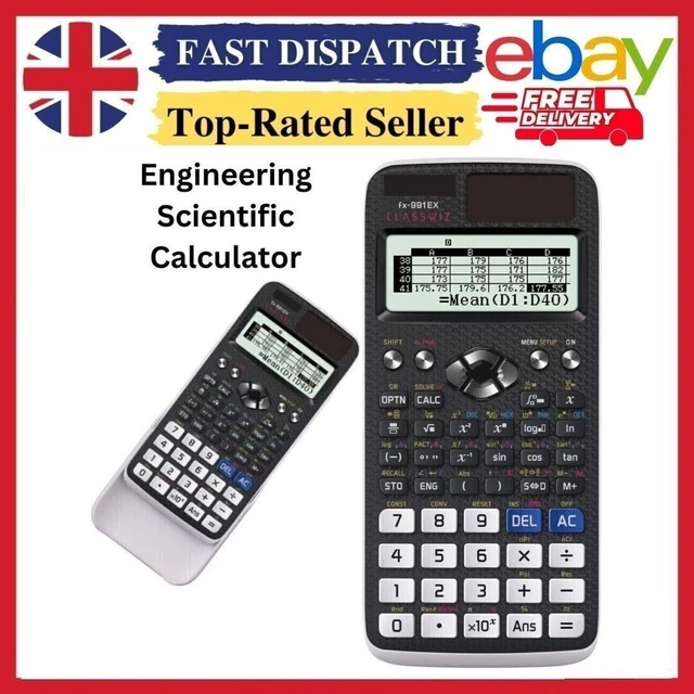 CASIO FX-991EX CLASSWIZ Advanced Engineering Scientific Calculator-552 ...