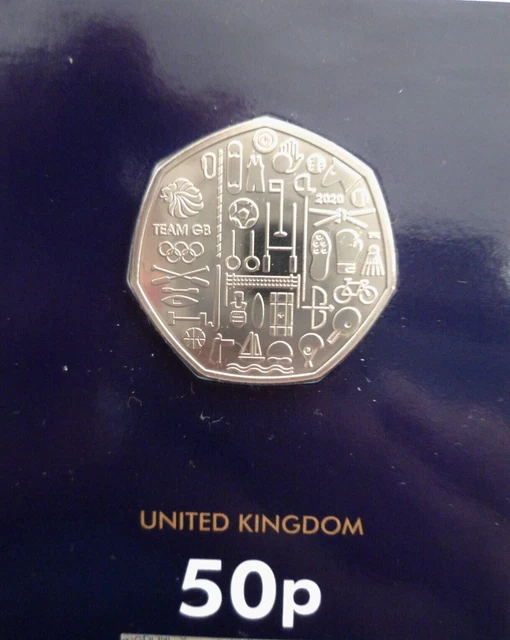 2021 DUAL DATED Tokyo Olympics Team GB 50p EUR 12,68 - PicClick DE