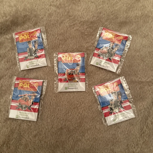 POSTMAN PAT PIN Badges x 5 New & Sealed £1.75 - PicClick UK