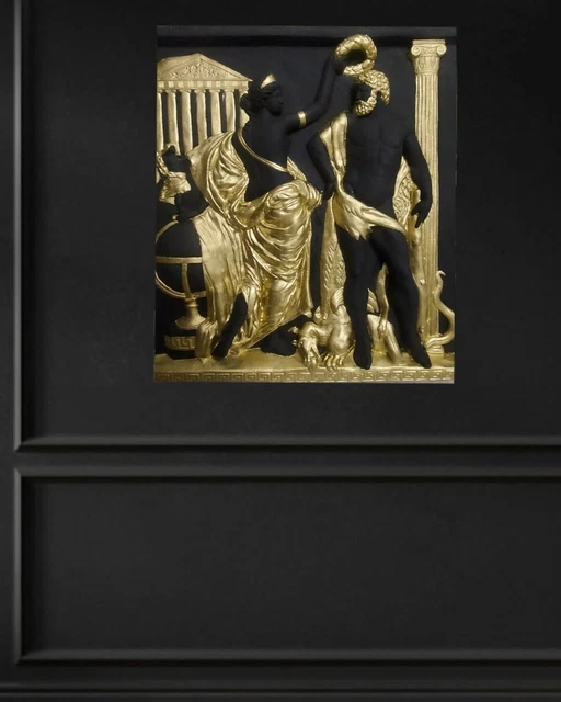 HERCULES BAS RELIEF Wandrelief Stucco Plaster Greek Molding Stucco £112 ...