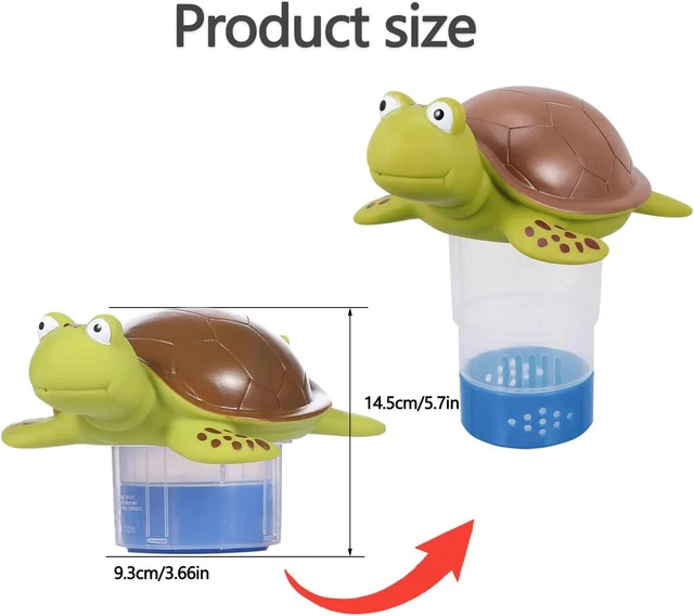 CHLORINE DISPENSER FOR Pool, Floating Duck Tablet Holder, Adjustable ...