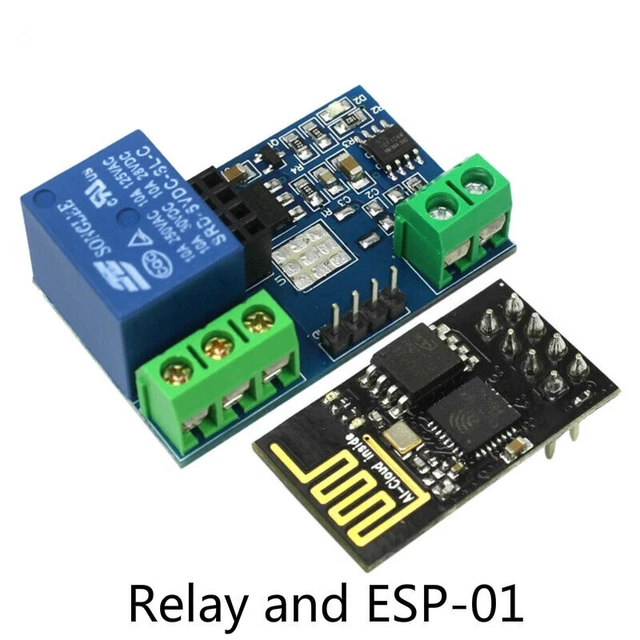 ESP8266 ESP-01S 5V Wifi Relay Module Remote Control Switch Phone APP ...