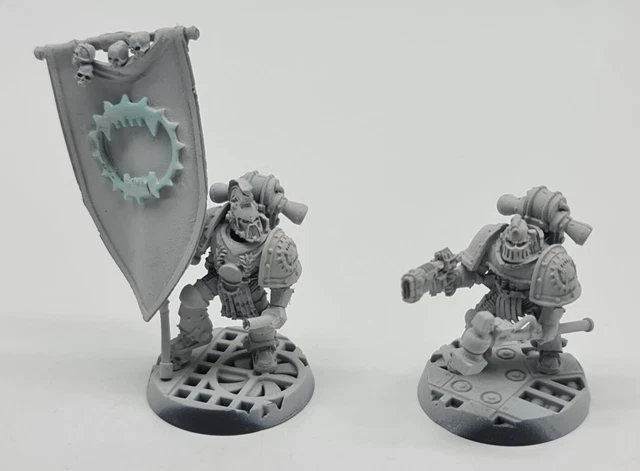 HORUS HERESY-WORLD EATERS Command Squad Warhammer 30K Chaos Space ...