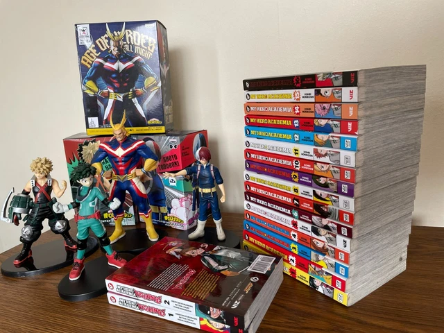 MY HERO ACADEMIA Figure collection and Manga Volumes 1-16 - Plus MHA ...