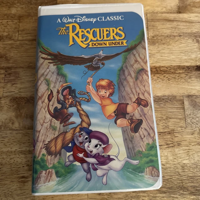 THE RESCUERS DOWN Under Walt Disney Classic VHS Tape 1991 Diamond ...