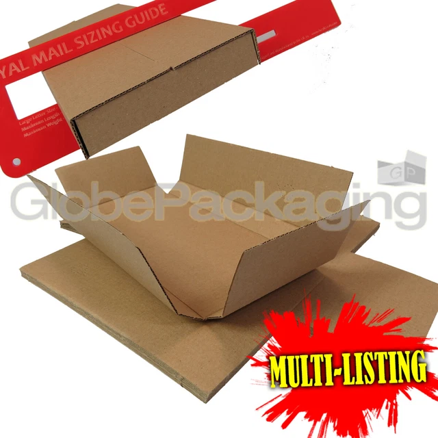 DL SIZE LARGE Letter Cardboard Postal Shipping Pip Postage Boxes *All ...