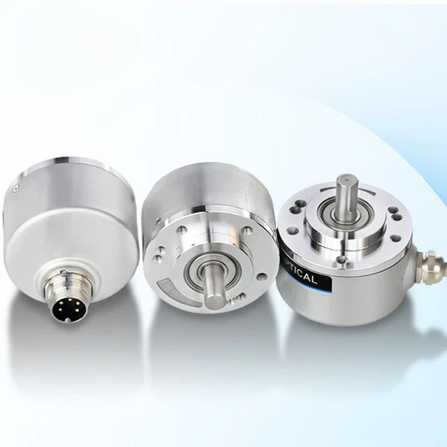 OPEN COLLECTOR S50 24V DC Motor Incremental Rotary Encoder 1024 Pulse ...