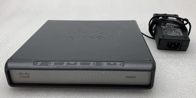CISCO VG204 ANALOG Voice Gateway No Power Cable Included Tested and ...