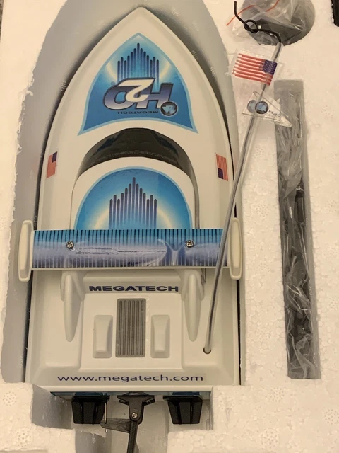 2002 H2O MEGATECH Remote Control Rc High Speed Racing Boat 15+ Mph New ...