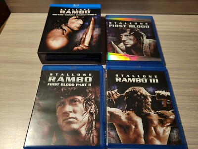 RAMBO BOX SET [First Blood/Rambo: First Blood Part II/Rambo III] [Blu ...