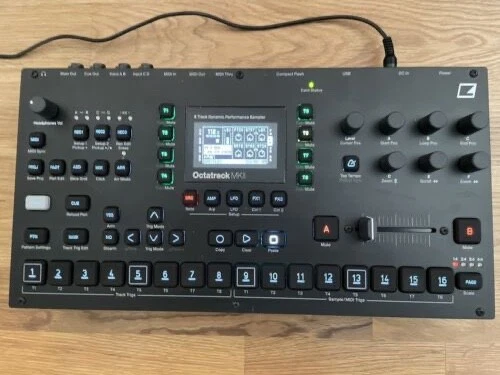 ELEKTRON OCTATRACK MKII Black | Wie neu | OVP | Decksaver | 64GB CF ...