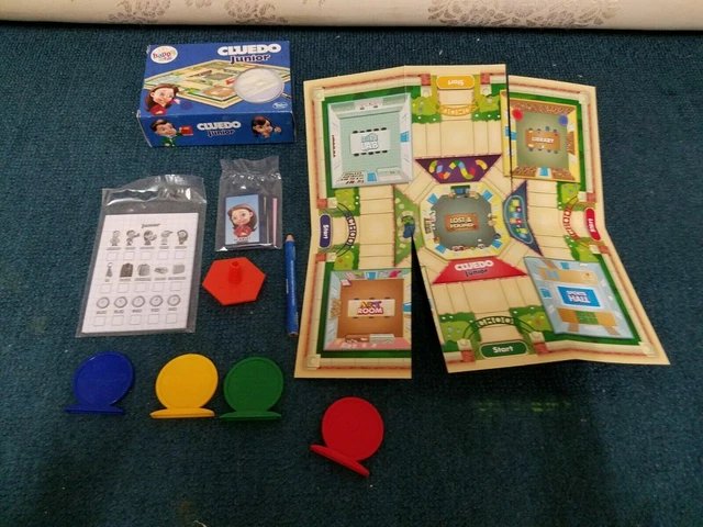 CLUEDO JUNIOR BOARD Game Happy Meal Hasbro Complete Sealed Contents VGC ...
