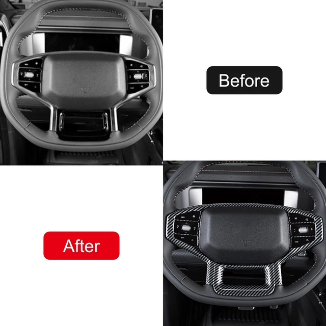 FOR JETOUR T1 2024-2026 Steering Wheel Button Frame Decor Cover 1pc $36 ...