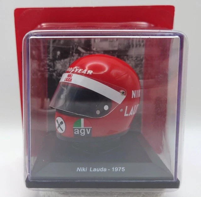 NIKI LAUDA 1975 WORLD CHAMPION - FERRARI Formula 1 Helmet - Spark 1/5 ...