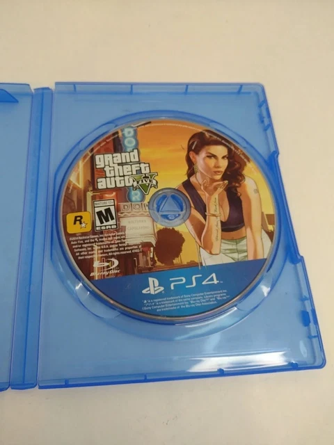 PS4 GRAND THEFT Auto V GTA 5 Sony Playstation 4 Disc Only Not Tested ...