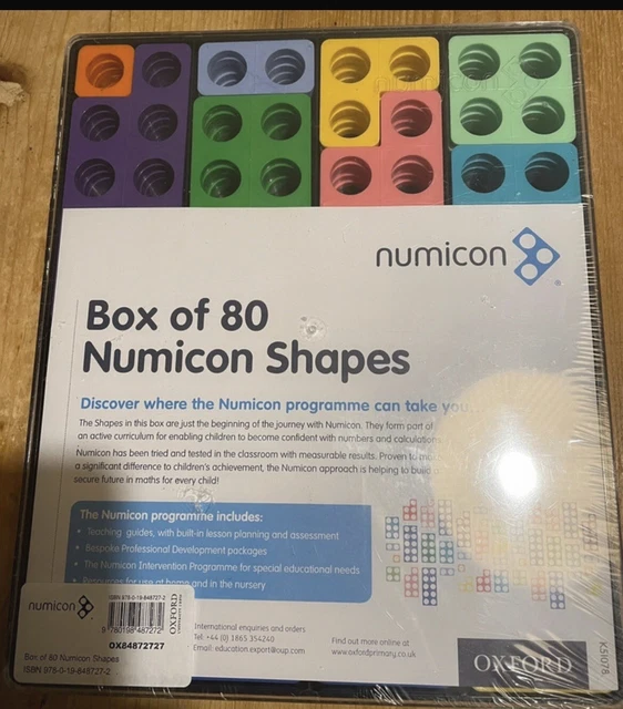 NUMICON: BOX OF 80 Numicon Shapes (Numicon) $66.52 - PicClick
