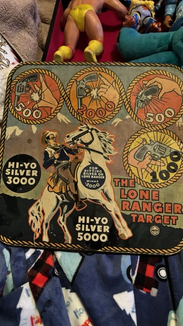 VINTAGE MARX DOUBLE-SIDED Tin Shooting Target – Lone Ranger / Double ...