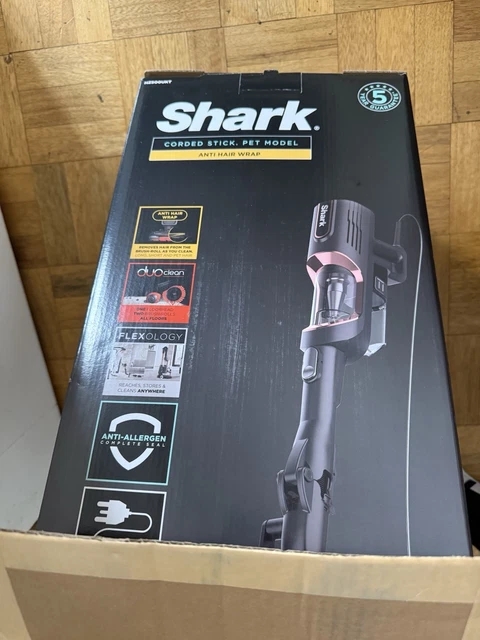 SHARK HZ500UKT CORDED Stick Vacuum with Anti-Hair Wrap, Pet-Friendly £ ...