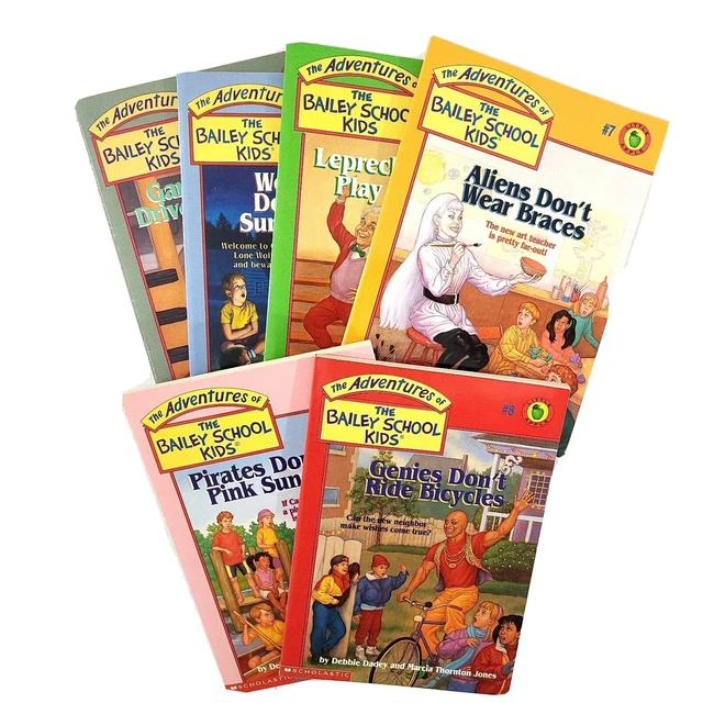 6 X THE Adventures of the Bailey School Kids Little Apple P/B Books ...