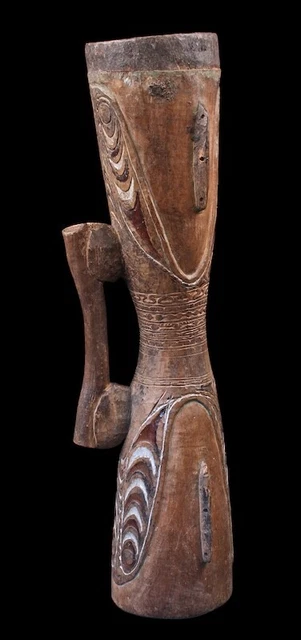 HAND DRUM, TRADITIONAL instrument, papua new guinea, oceanic art ...