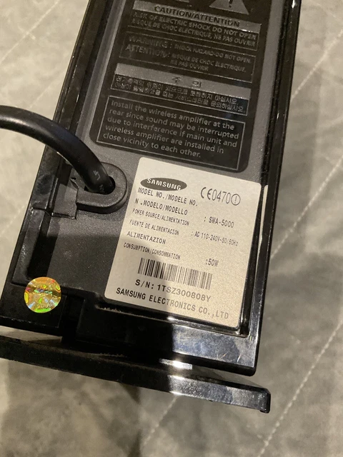 SAMSUNG SWA-5000/XEU WIRELESS Rear Speaker Module and TX CARD £73.52 ...