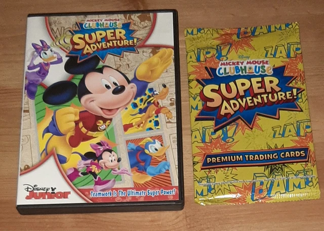 MICKEY MOUSE CLUBHOUSE: Super Adventure! (DVD w/ Unopened Trading Cards ...