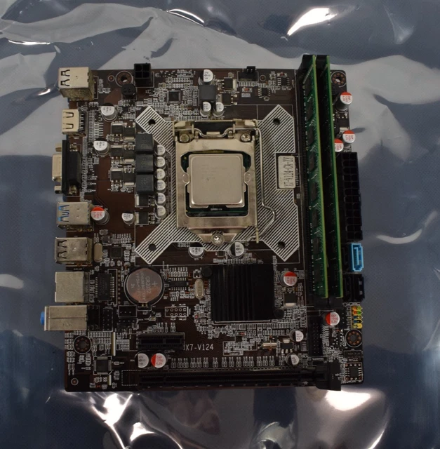 UNBRANDED MOTHERBOARD X7-V124 Intel Core i7-2600 CPU 2x DDR3 8GB RAM £0 ...