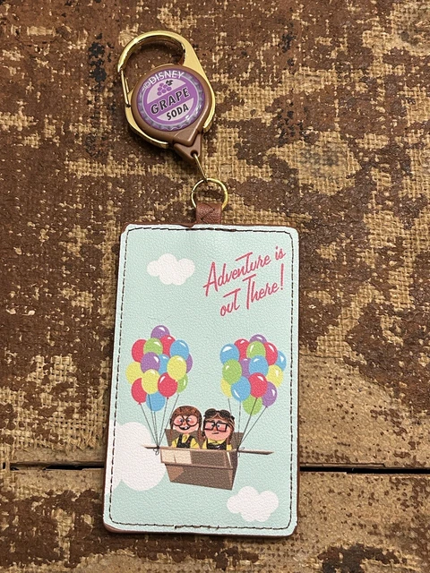 DISNEY PIXAR UP Adventure Is Out There Retractable Lanyard ID Badge $20 ...