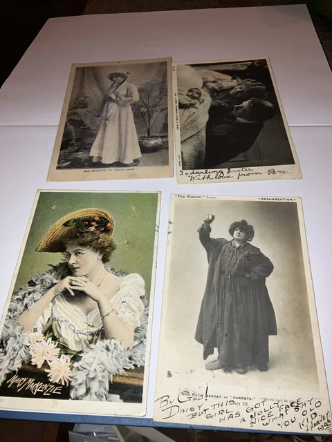 ANTIQUE ACTRESSES ACTORS POSTCARDS.MIX ALL LISTED EARLY 1900s INTERESTING LOT £0.99 - PicClick UK