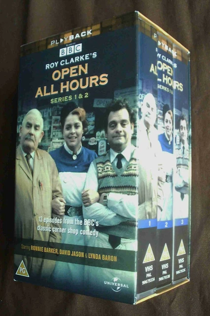 OPEN ALL HOURS BBC VHS box set x 3 - Ronnie Barker David Jason - Series ...