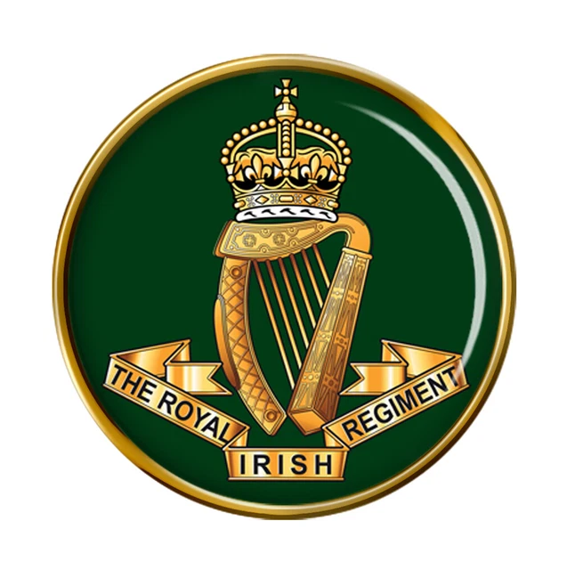 ROYAL IRISH REGIMENT (1684-1922), British Army Pin Badge £5.50 ...